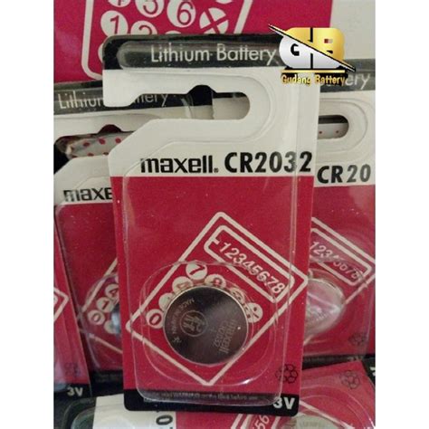 Jual Battery,batrai MAXELL CR2032 Original | Harga satuan | Shopee ...