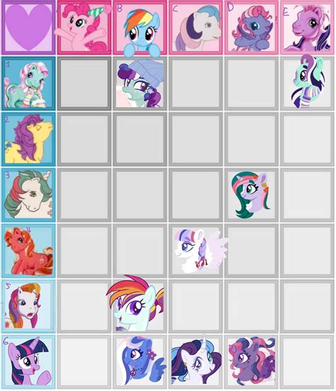 Open Adopt Mlp Mixed Gen Breeding Grid G1 G3 By Vernorexxia On