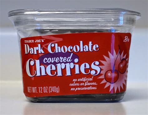 exploring trader joe s trader joe s dark chocolate covered cherries