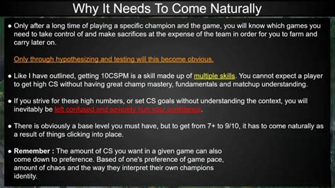 Master 10 CS Per Minute In League Of Legends