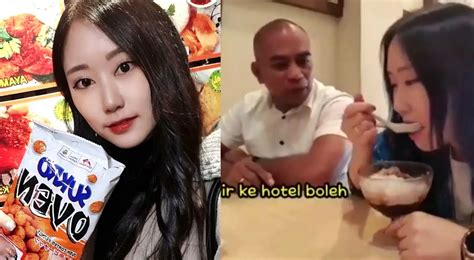 Pesona Bibir Tipis Jiah Youtuber Korea Diajak Ke Hotel Om Botak Dari