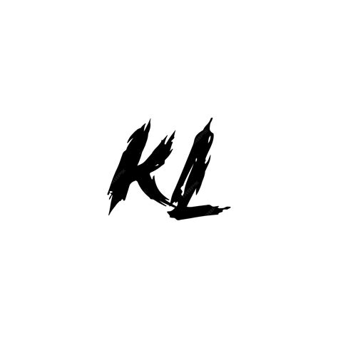 Premium Vector Kl Monogram Logo Design Letter Text Name Symbol