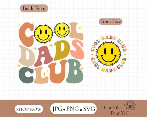 Cool Dads Club Svg Cool Dads Club Png Dads Svg Dads To Be Svg Dads