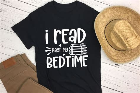 I Read Past My Bedtime Reading Book Lovers SVG By CraftLabSVG