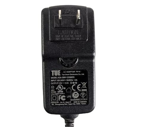 12vdc 3a Power Supply Tue Ksa 36w 120300d5 Add Tronique