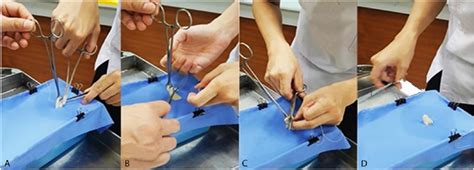 A D Tubal Suturing Ligation And Resection Practice In Station 2 A