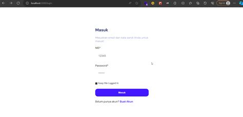 Belum Menerapkan Login Menggunakan Session Dan Cookies Secara Bersamaan