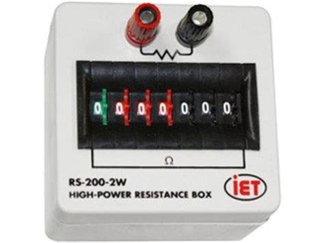 Iet Labs Rs 200 2w High Power Resistance Box Tequipment