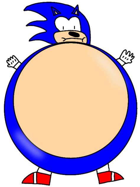 Sonic Inflated By Randomguy187 On Deviantart