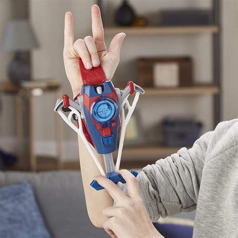 Buy Marvel Spider Man Web Shots Disc Slinger Blaster Toy Online At Best