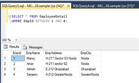 SELECT Statement In SQL