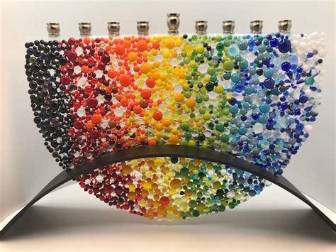 Rainbow Glass Wood Resin Boutique