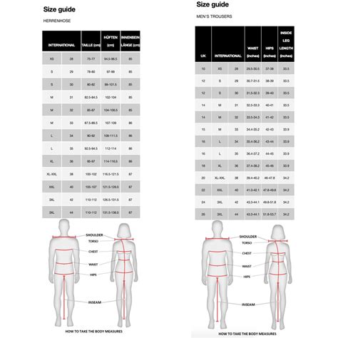 Dickies Jeans Size Chart At Van Flores Blog