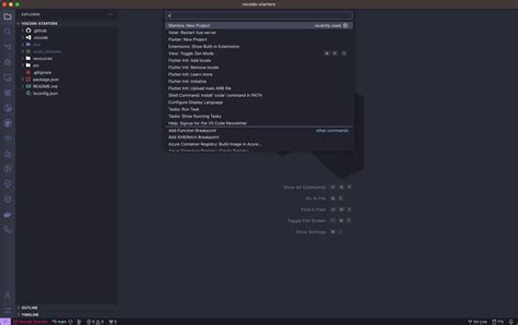starter templates npm