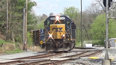 Csx D786 28 With Mate And Mother In Point Of Rocks Youtube