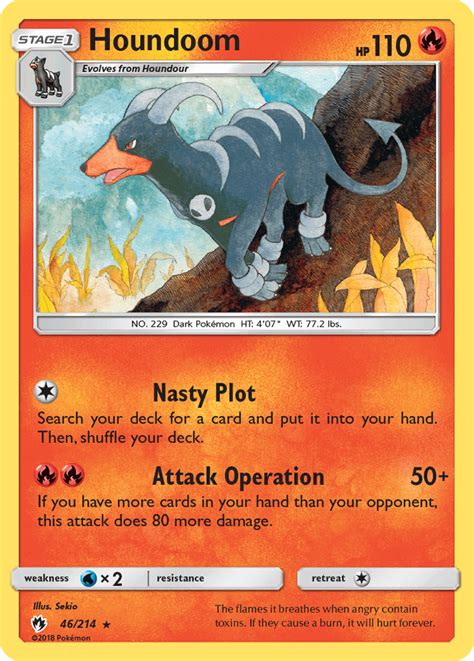 Houndoom Lost Thunder Pokémon Wiki Fandom