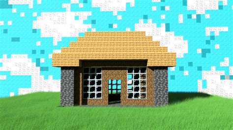 Wip Minecraft Render Grass Is Unhappy And It Looks A Little Skinny R