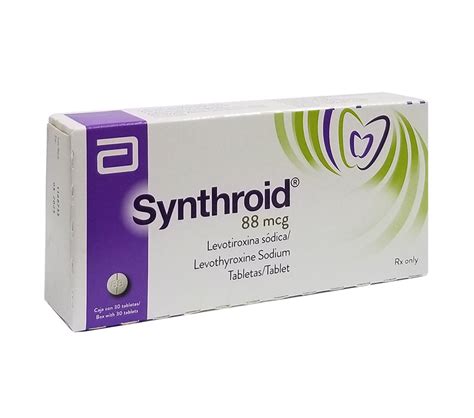 Synthroid 88mcg Tabletas Farmaciard