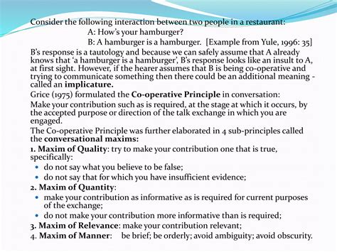 Pragmatics And Discourse Context And Speech Acts Pptx