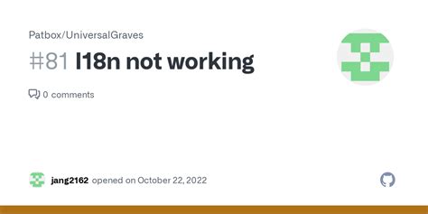 I18n Not Working · Issue 81 · Patboxuniversalgraves · Github