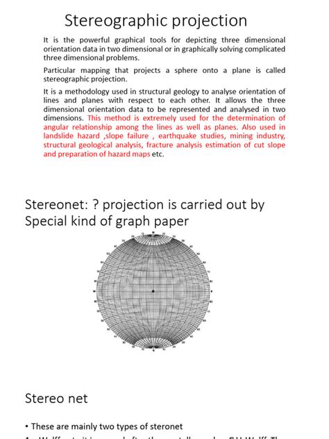 Stereographic Projection Pdf