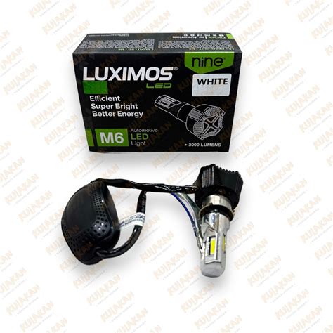 Jual Lampu LED Luminos Original Luximos M6 6 Sisi Mata White Putih 36