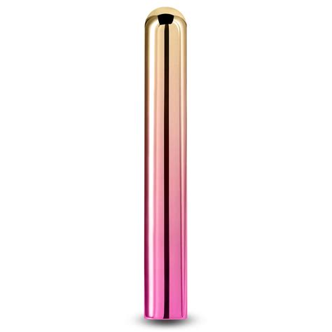 Chroma Large Rechargeable Metallic Straight Vibrator Sex Toy Sexyland