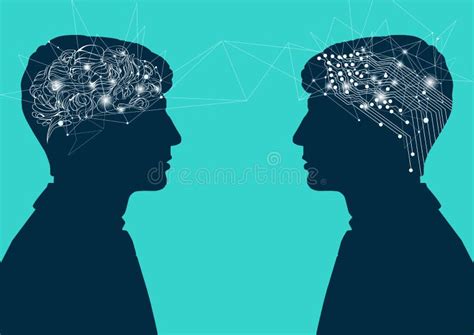 Artificial Intelligence Neural Networks In The Form Of Chips Computer