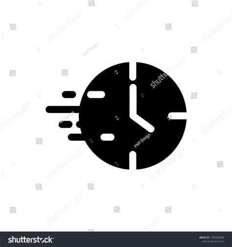Clock Icon Symbol Time Trendy Flat Stock Vector Royalty Free Shutterstock