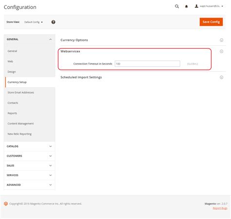 how to configure currency in magento 2