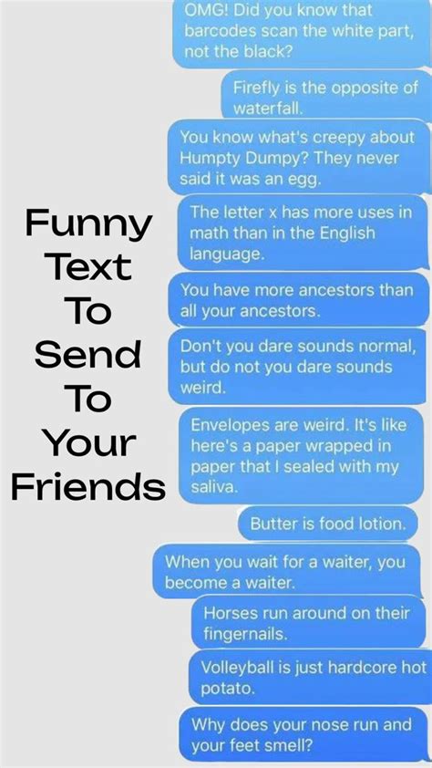Funny Text To Send To Your Friends Funny Texts To Send Funny Texts