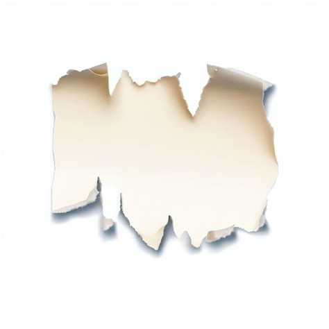 Primer Plano De Un Pedazo De Papel Blanco Rasgado Con Espacio De Copia