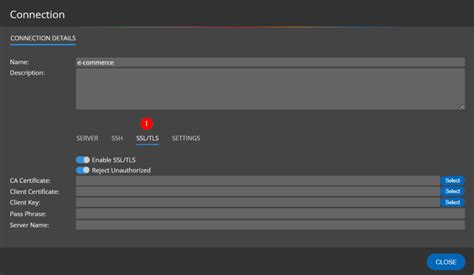 Tls Database Connections In Luna Modeler And Moon Modeler