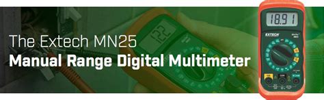 Extech Mn25 Minitec Digital Multimeter Electrical Multimeter