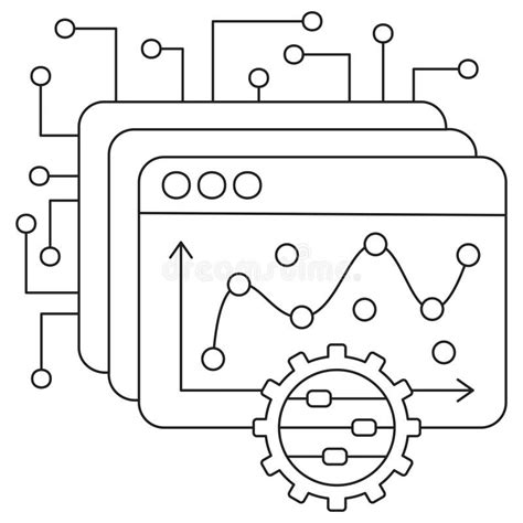 Icon Of Model Fitting Process In Artificial Intelligence And Machine