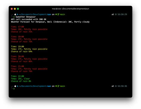 Github Zoelabbb Gweather This Is A Simple Command Line Tool Cli