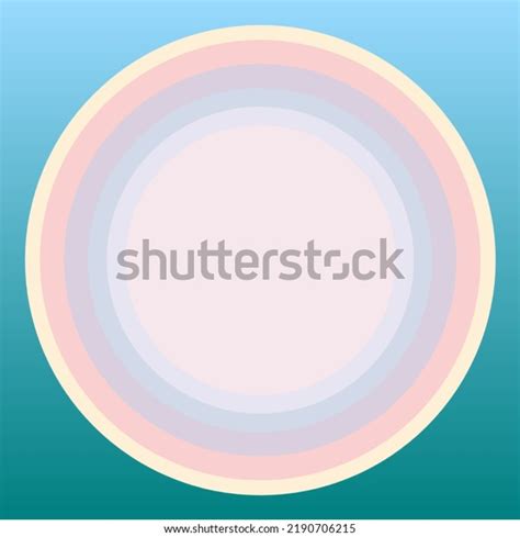 Cute Circle Inspired By Orange Color Stock Illustration 2190706215