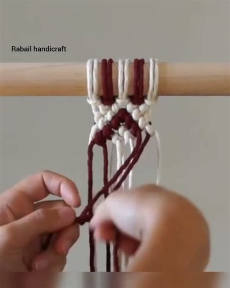 macrame knot new pattern macrame macrametutorial macramepattern