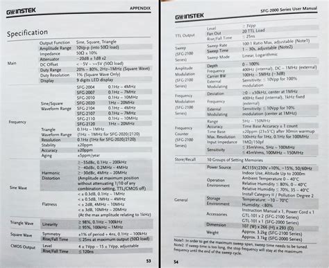 Gw Instek Sfg 2110 Dds 10 Mhz Synthesized Function Generator Ebay