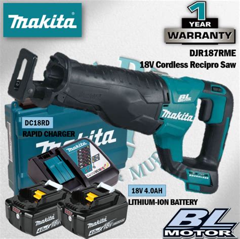 Makita Djr187z Djr187rfe Djr187rme 18v Cordless Recipro Saw Lazada