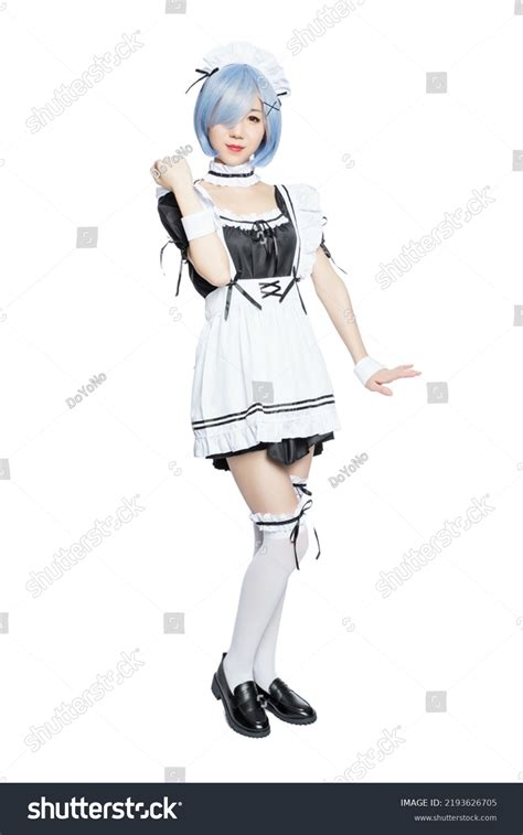 Sexy Cute Girl Maid Japanese Style Stock Photo 2193626705 Shutterstock
