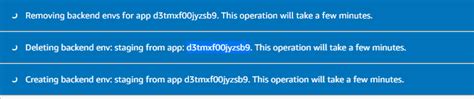 App Deletion And Deployment Stuck In Process For Over An Hour · Issue 2495 · Aws Amplify