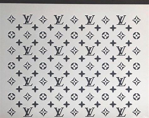 Lv Cake Stencil Feuille De Pochoir De Sac à Main De Mode Etsy