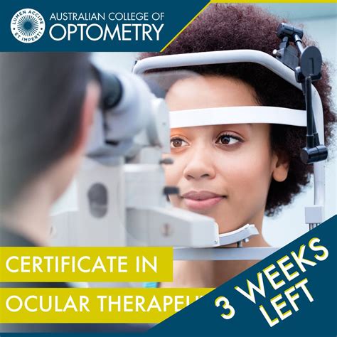 Australian College Of Optometry On Linkedin Just Under 3 Weeks Left Until The 2024 Certificate