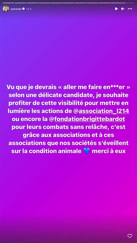 Jazz Correia révoltée elle semporte contre Sam Zirah qui réplique