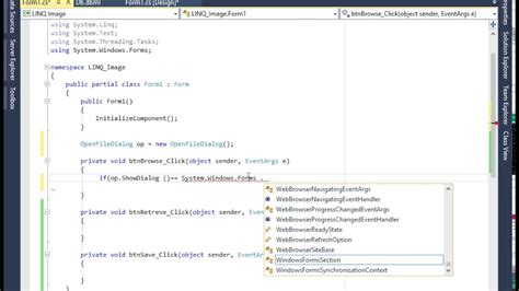 How Save And Retreve Image In Sql Server Database YouTube