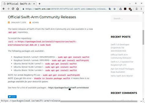RaspbianでもSwift 5 0が利用可能に FABSHOP JP デジタルでものづくり ファブショップ