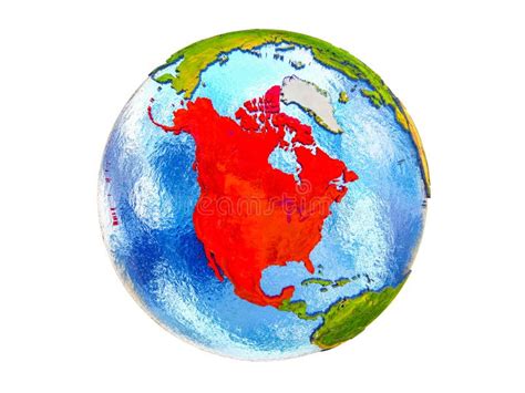 Estados membros Do NAFTA As Bandeiras No Mapa D Ilustração Stock Ilustração de bandeira