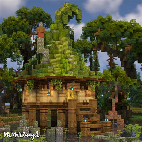 Minecraft Witch House Swamp Hut Minecraft Wiki Hoselink