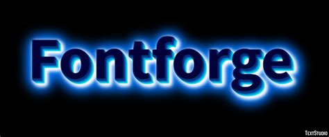 Fontforge Text Effect And Logo Design Font